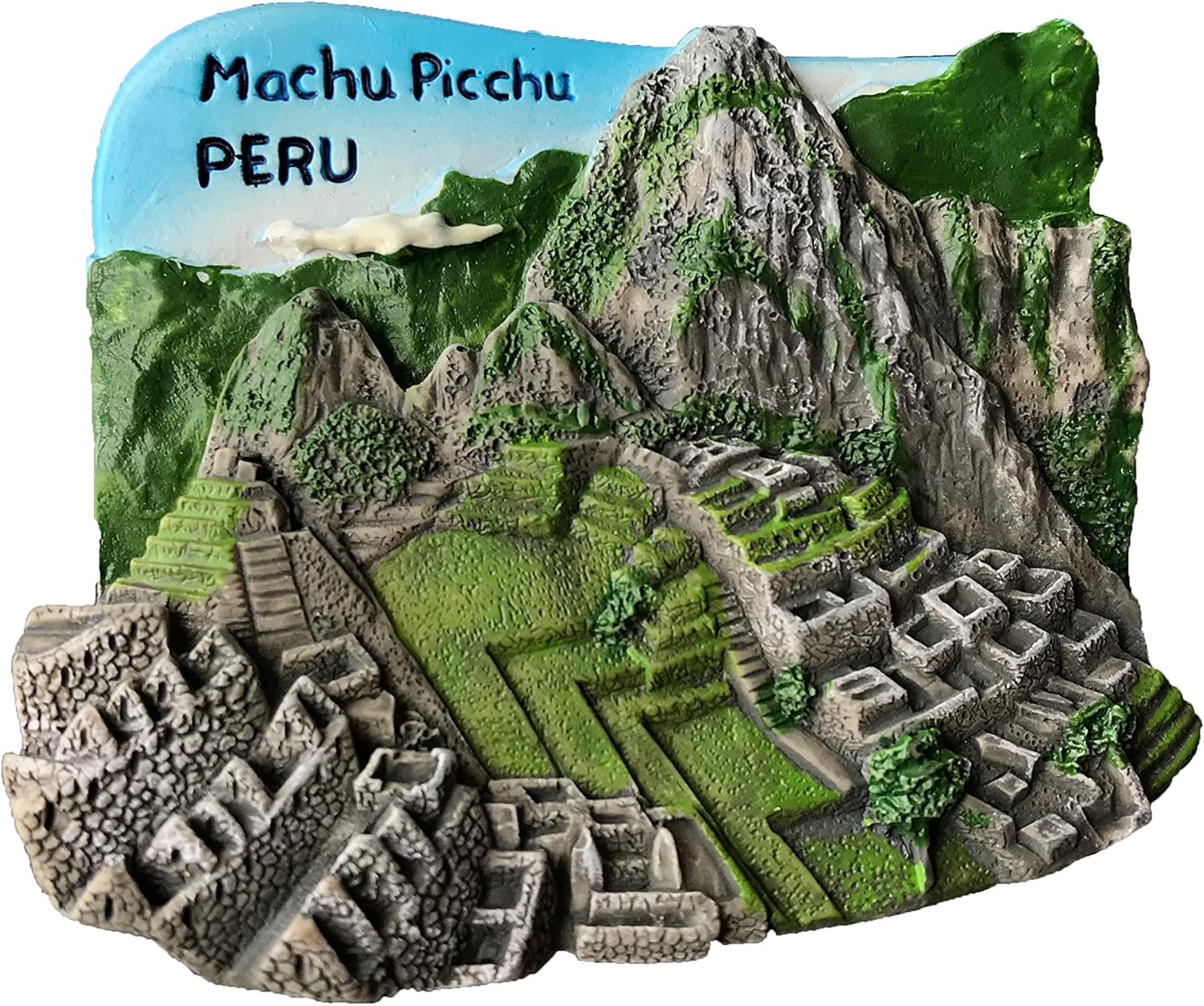 Amazon.com: 3D Machu Picchu Peru Fridge Magnet Travel Souvenir Gift ...