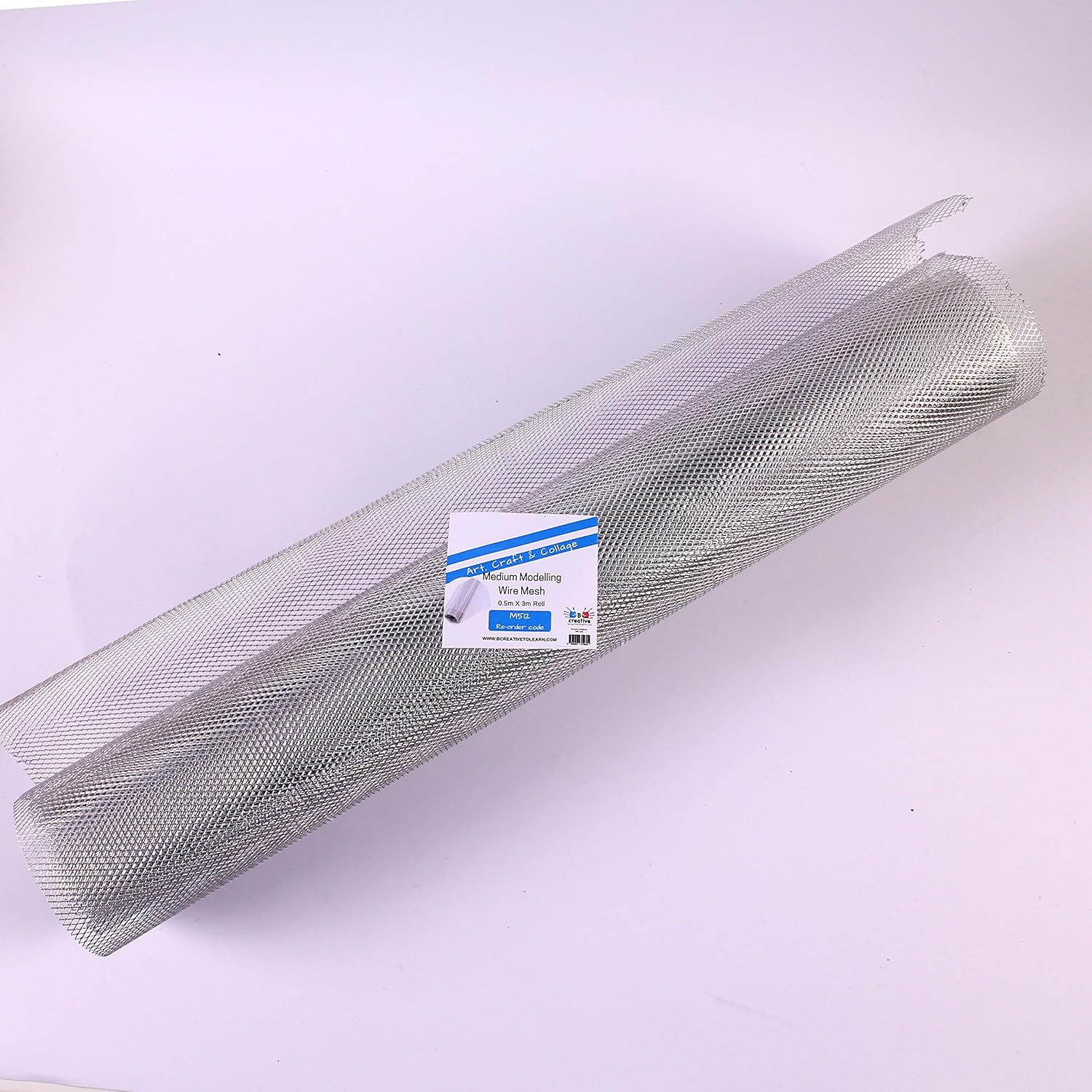 Silver Modelling Wire Medium Mesh Flexible 0.5m x 3m Roll of Craft ...