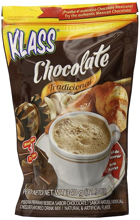 Klass Chocolate Drink Mix, Traditional, 11.9 Ounce: Amazon.com: Grocery ...