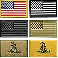 Amazon.com: WZT Bundle 6 Pieces American Flag Tactical Morale Military Patch Set