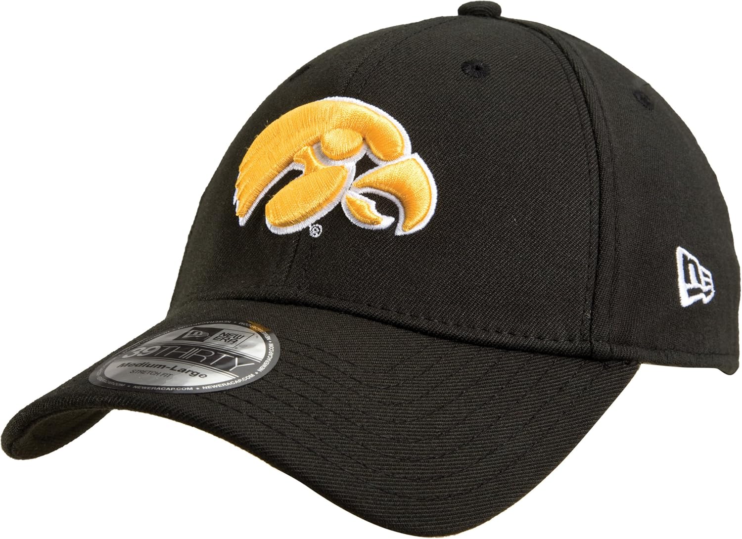 Amazon.com : New Era Iowa Hawkeyes Flex Fit Cap, Large/X-Large (Black ...