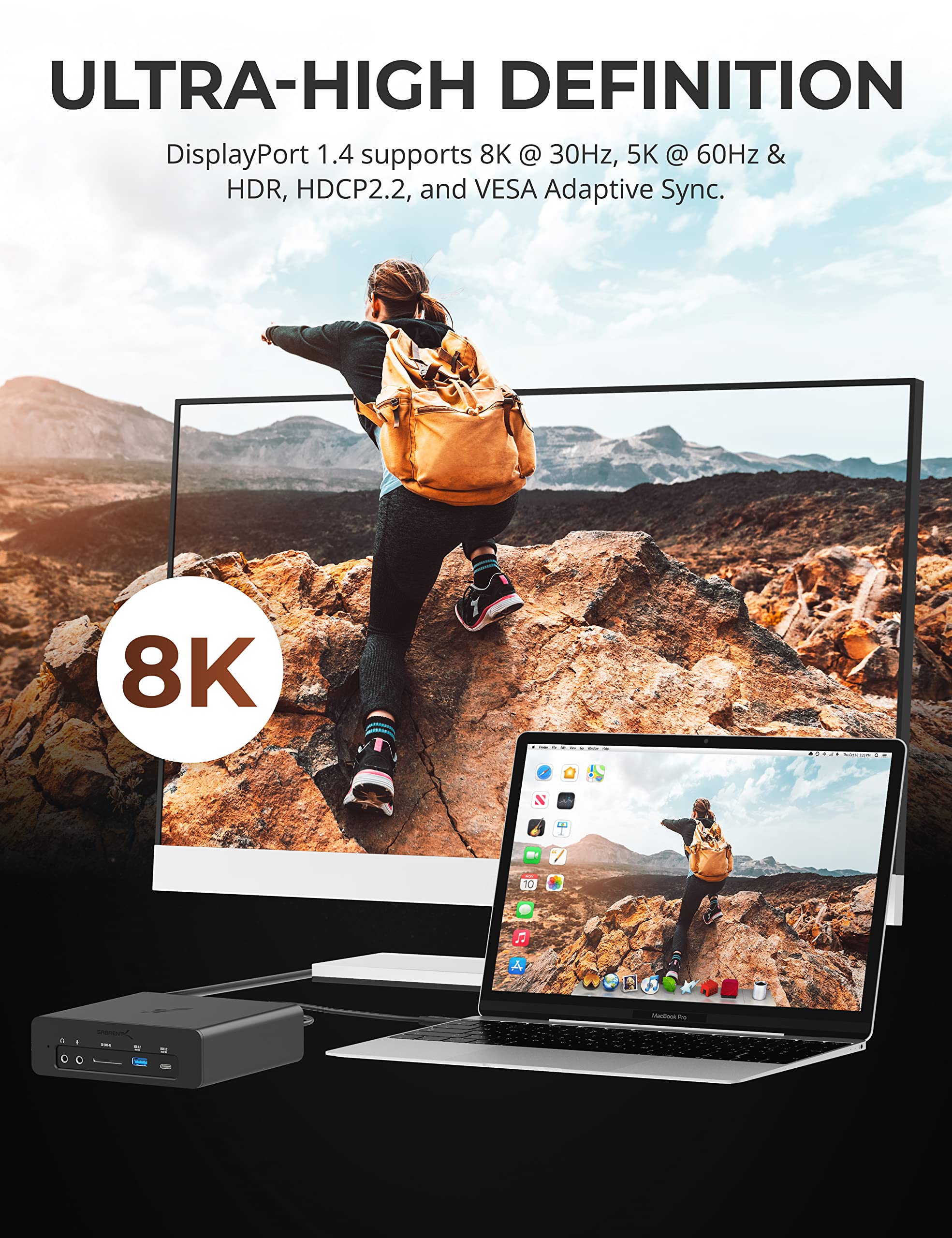 Mua Thunderbolt 3 4TB NVMe SSD Docking Station with DisplayPort, SD ...