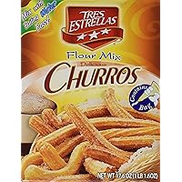 Amazon.com : Tres Estrellas Churros Flour Mix 17.6 Oz (Pack of 2 ...