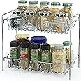 Amazon.com: SimpleHouseware 2-Tier Spice Rack Kitchen Organizer ...