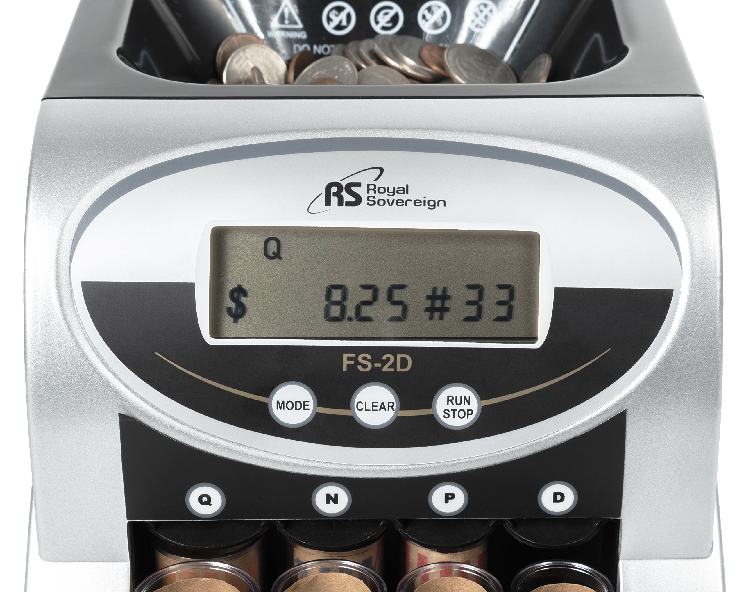 Royal Sovereign 2 Row Electric Coin Counter With Patented Anti-Jam ...