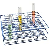 Blue Epoxy Coated Steel Wire Test Tube Rack, 80 Holes, Outer Diameter ...