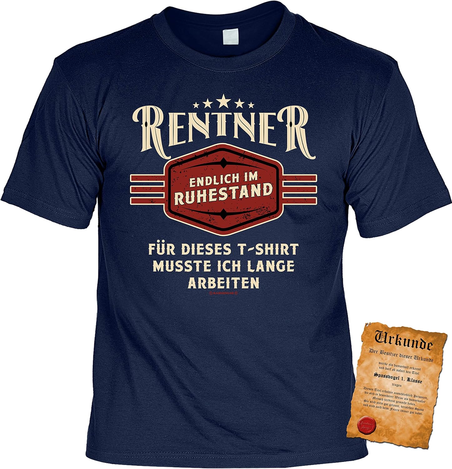 Rentner Sprüche Shirt, Ruhestand Geschenk T-Shirt : Rentner endlich im ...
