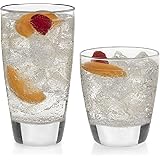 Amazon.com | Libbey Orbita 16-Piece Tumbler and Rocks Glass Set ...
