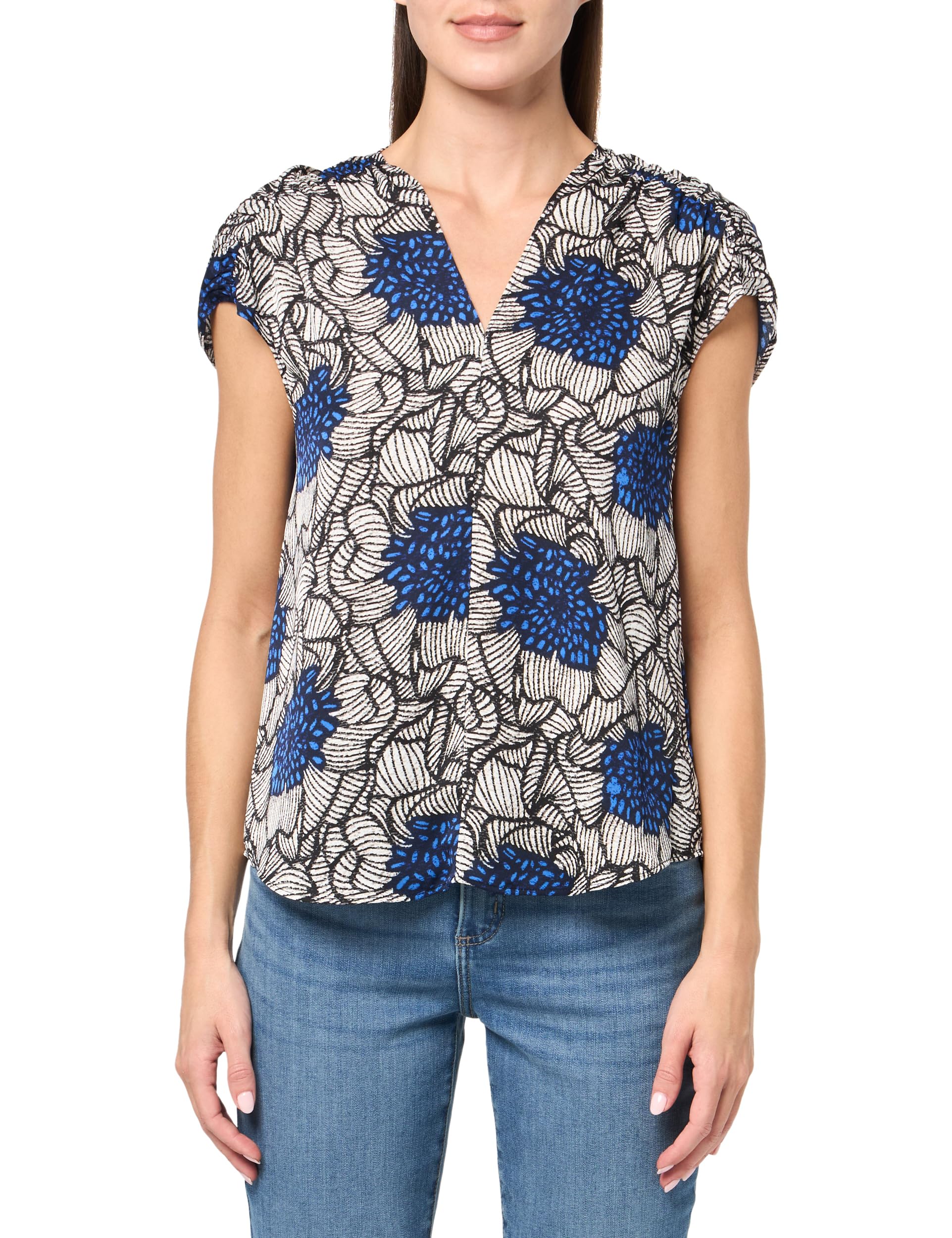 NIC+ZOE Women's Petite Petal Bloom TOP, Blue Multi petite medium for sale | Mesa, AZ | Nellis ...