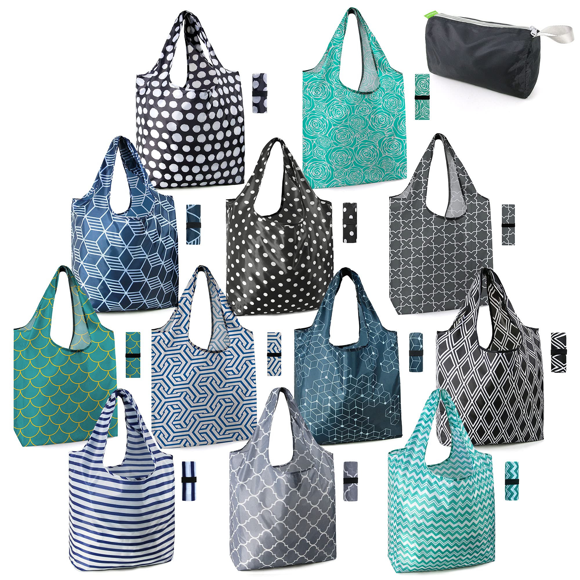 BeeGreen Reusable Grocery Bags Lightweight Durable Shopping Bags ...