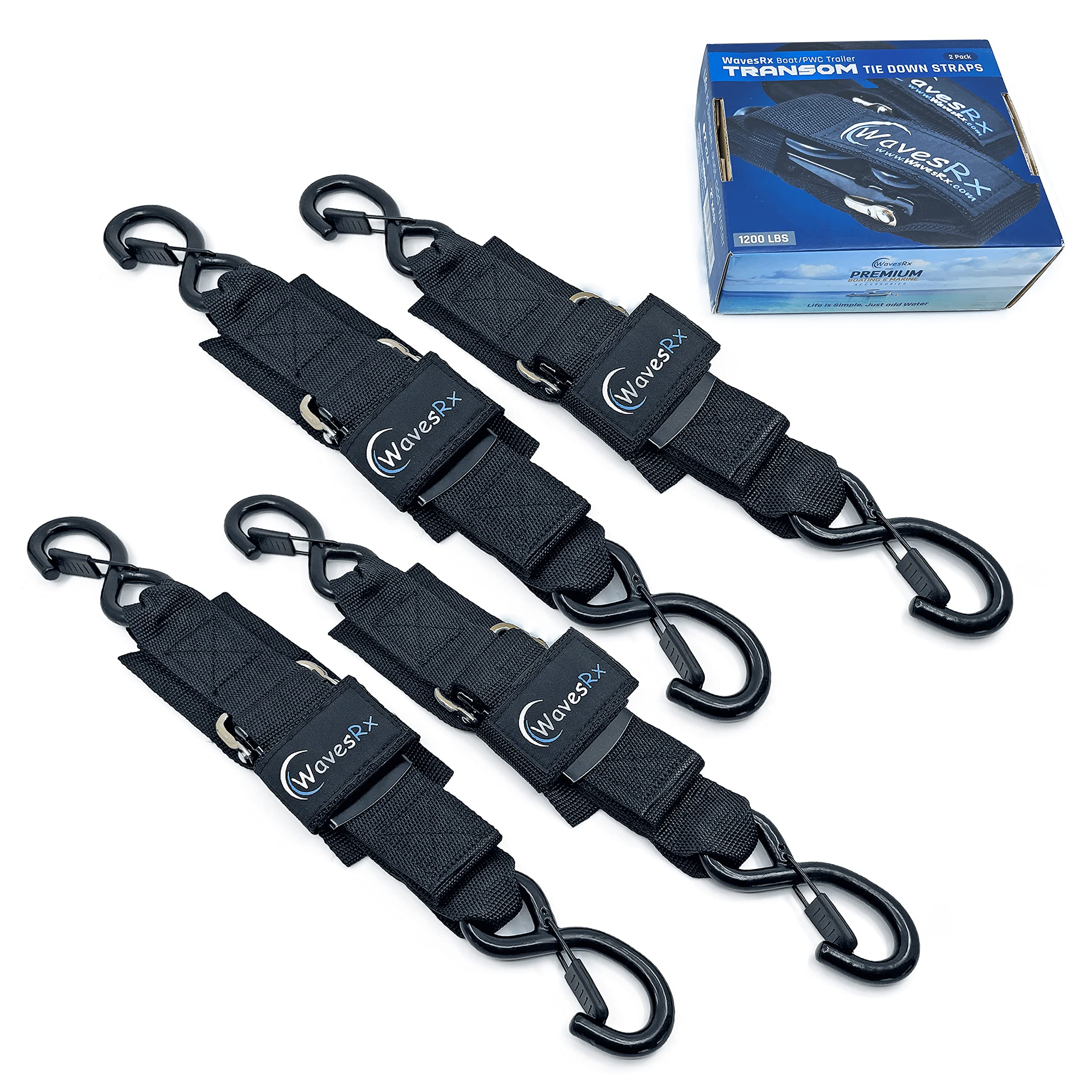 Mua Jet Ski & PWC Trailer Transom Straps (4PK) | 24" Marine Tie Downs ...