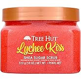 Amazon.com: Tree Hut Aurora Nights Shea Sugar Scrub, Exfoliating, Hydrating & Moisturizing Body ...