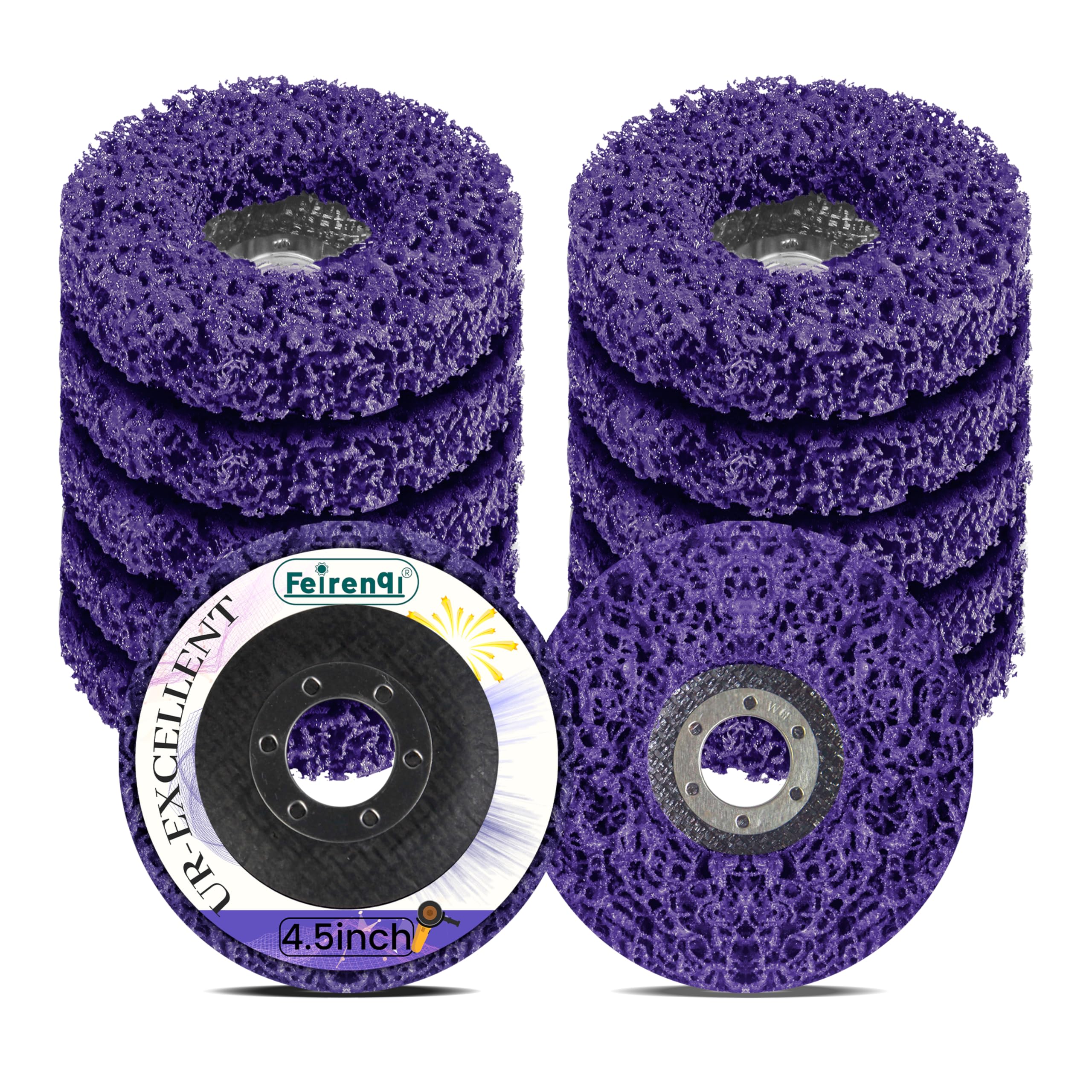 Mua 12Pcs Strip Discs Stripping Wheel, 4-1/2"x 7/8" Inch Stripping ...