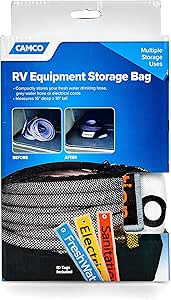 Camco RV Equipment Storage Utility Bag with Identification Tags for ...