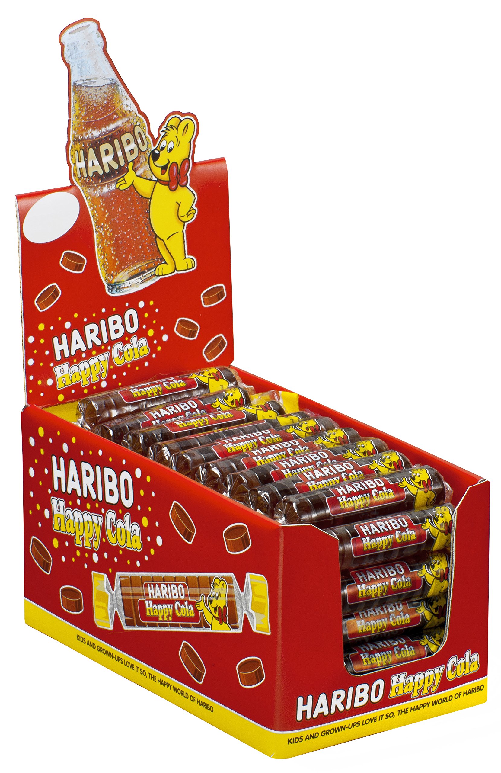 Amazon.com : Haribo Roulettes, 7/8 oz. Rolls-New Super Size Package-72 ...