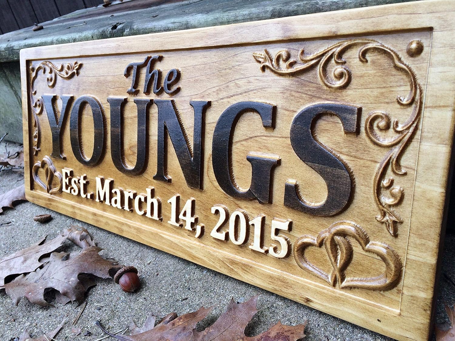Plaques Signs Home Garden PERSONALIZED ENGRAVED FAMILY LAST NAME 