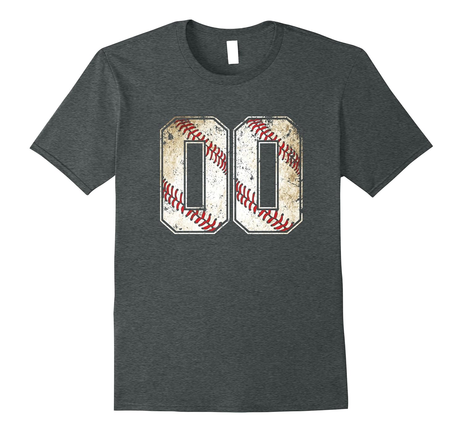 #00 Baseball Jersey Number 00 Retro Vintage T-Shirt-T-Shirt – Managatee