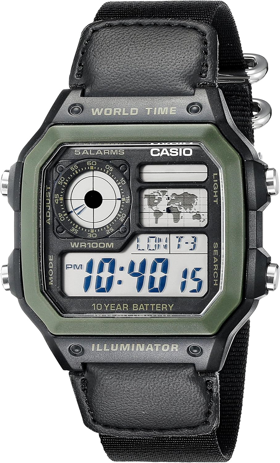 Casio Unisex AE1200WHB 1BV 10 Year Battery Watch Casio Amazon ca Watches