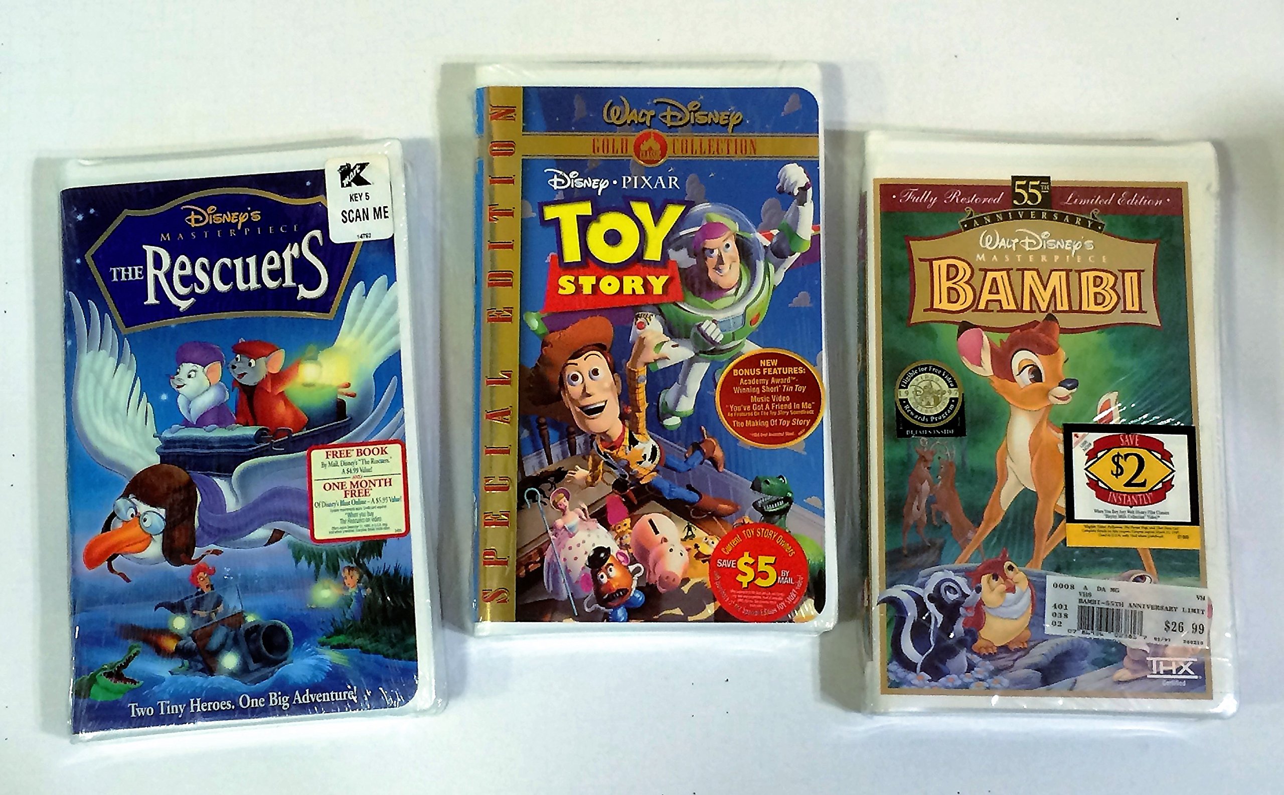 Disney VHS Tapes Bundle - Toy Story, Rescuers, Bambi Philippines | Ubuy