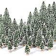 Amazon.com: 30Pcs Mini Christmas Trees Artificial Christmas Tree Bottle ...