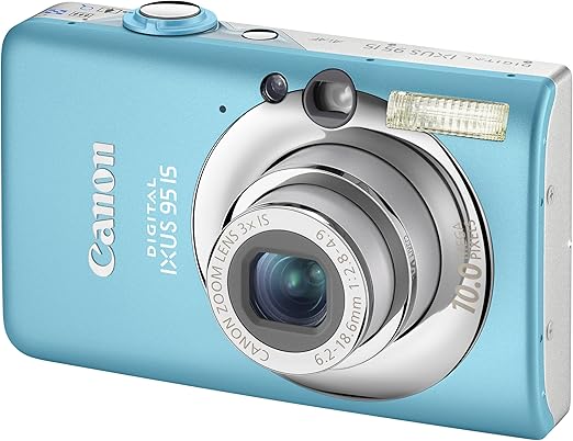 Canon Digital IXUS 95 IS Digital Camera - Blue 2.5: Amazon.co.uk ...