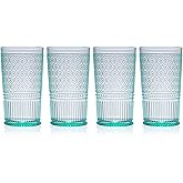 Amazon.com | Godinger Highball Drinking Glasses, Acrylic Drinking ...