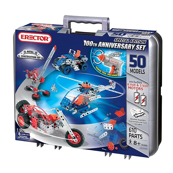 Buy Meccano-Erector - Multimodel - 50 Models Motorized Set Online at ...