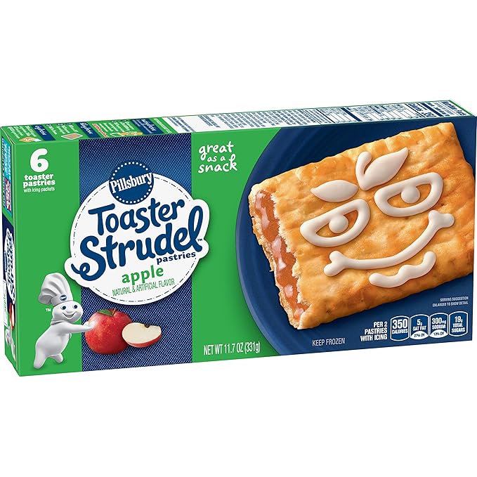 Toaster Strudel, Apple, 11.7 oz (Frozen): Amazon.com: Grocery & Gourmet ...