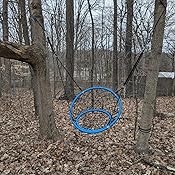 Amazon.com: Serenelife Hanging Netted Seat Swing - 35.5" Inch Kids ...