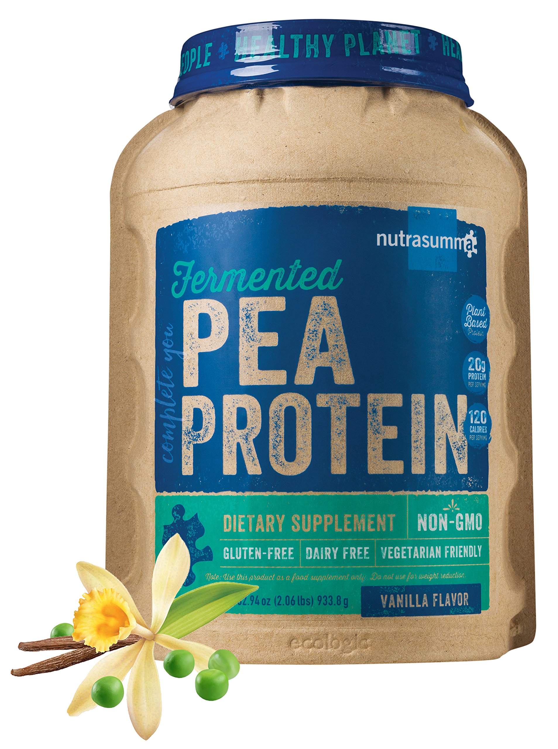 Amazon.com: Nutrasumma "Fermented" Pea Protein -Unflavored ...