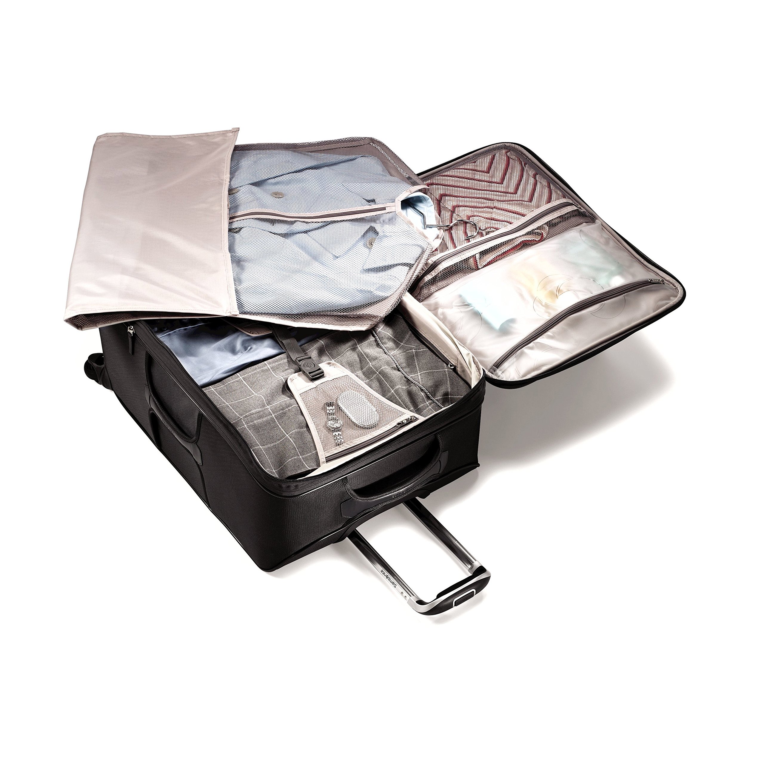 Samsonite Luggage Silhouette Sphere Expandable 25 Inch Spinner, Black ...