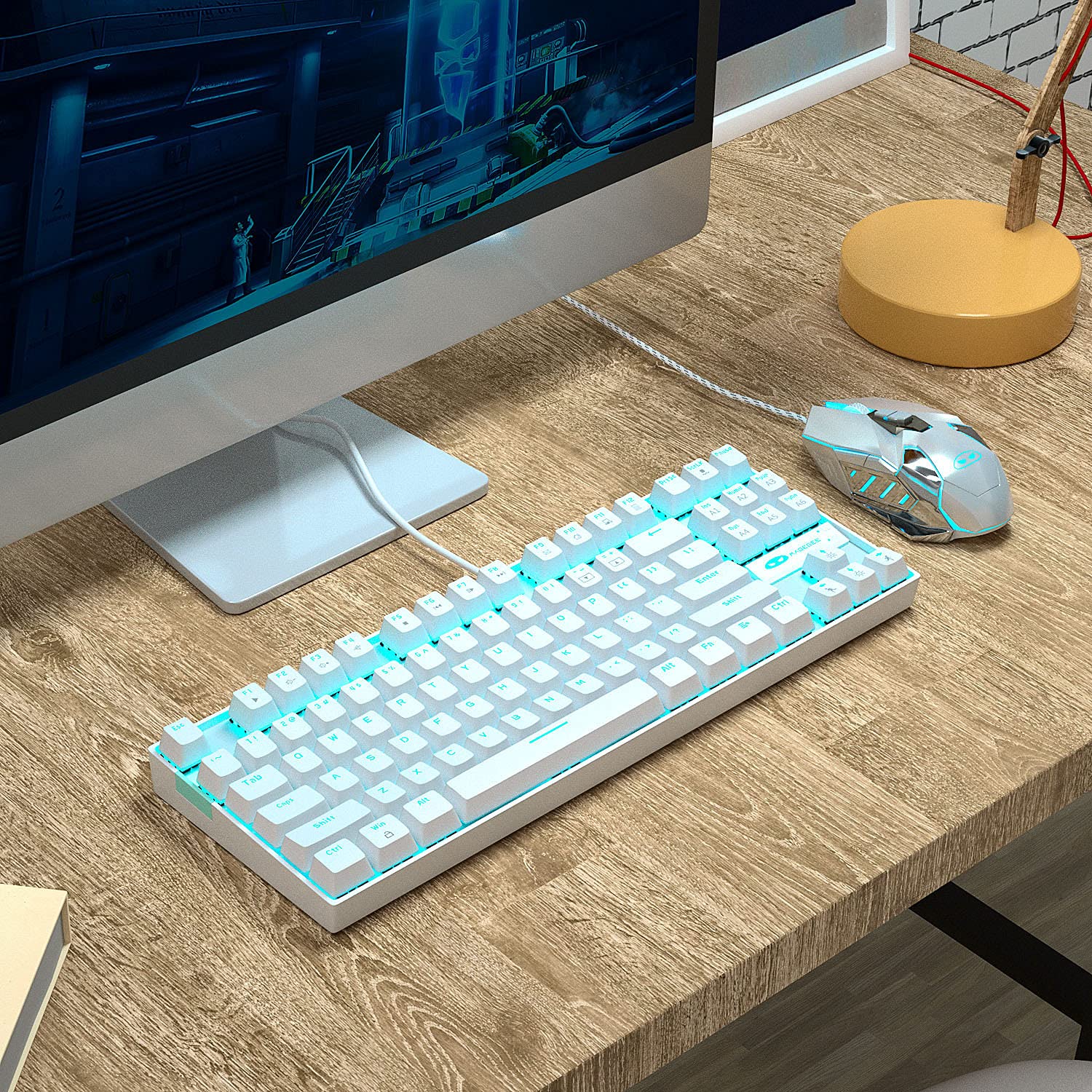 Mua MageGee Mechanical Gaming Keyboard with Blue Switch, Compact 87 ...