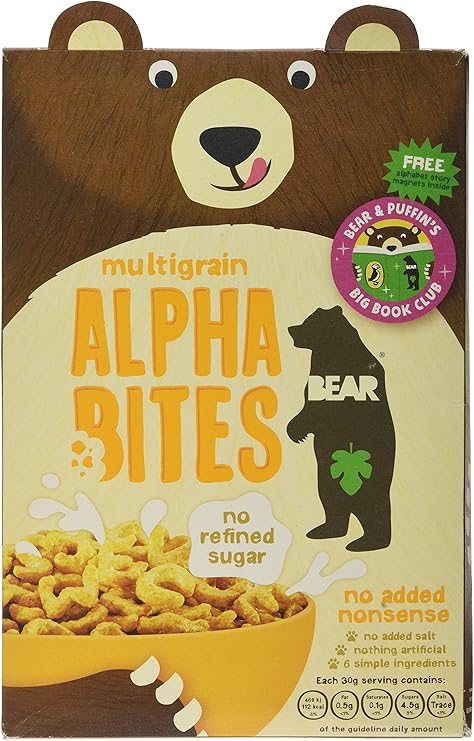 Bear Alphabites Multigrain Cereal 375g: Amazon.co.uk: Grocery