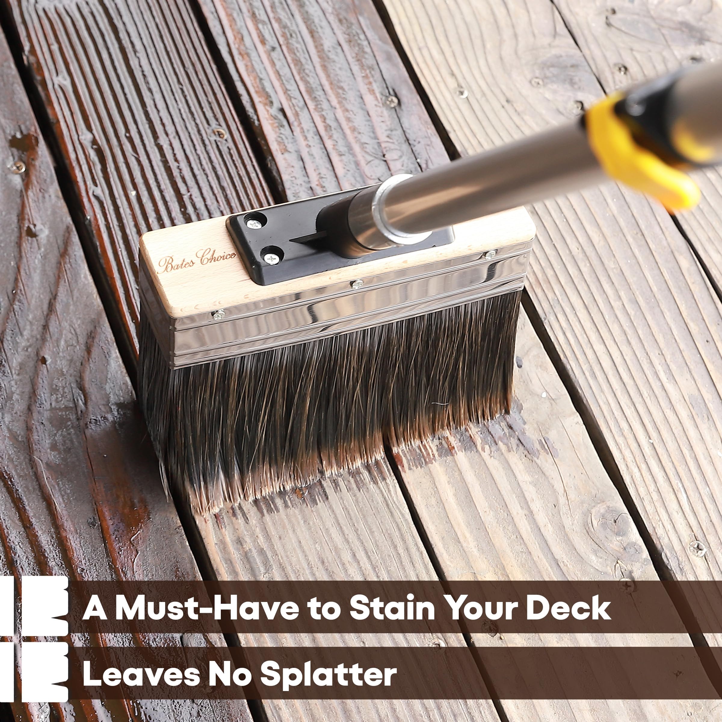 Mua Bates Deck Stain Brush - 7.5-Inch, Wood Stain Applicator trên ...