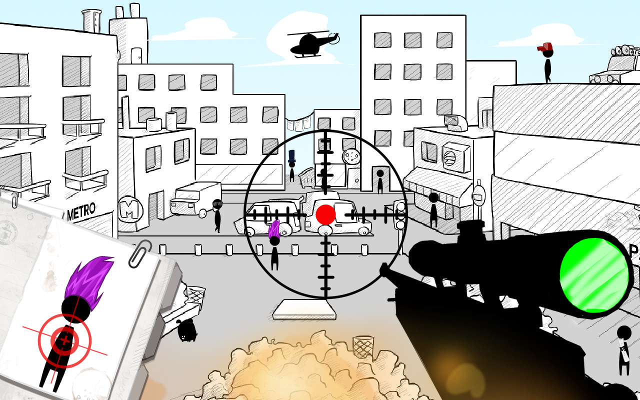 Stickman Sniper : Tap To Kill:Amazon.com:Appstore for Android