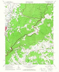 Amazon.com: Virginia Maps - 1964 Waynesboro East, VA - USGS Historical ...