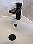 Black Brass Made Basin Sink Overflow Cover Insert Hole Trim : Amazon.co ...