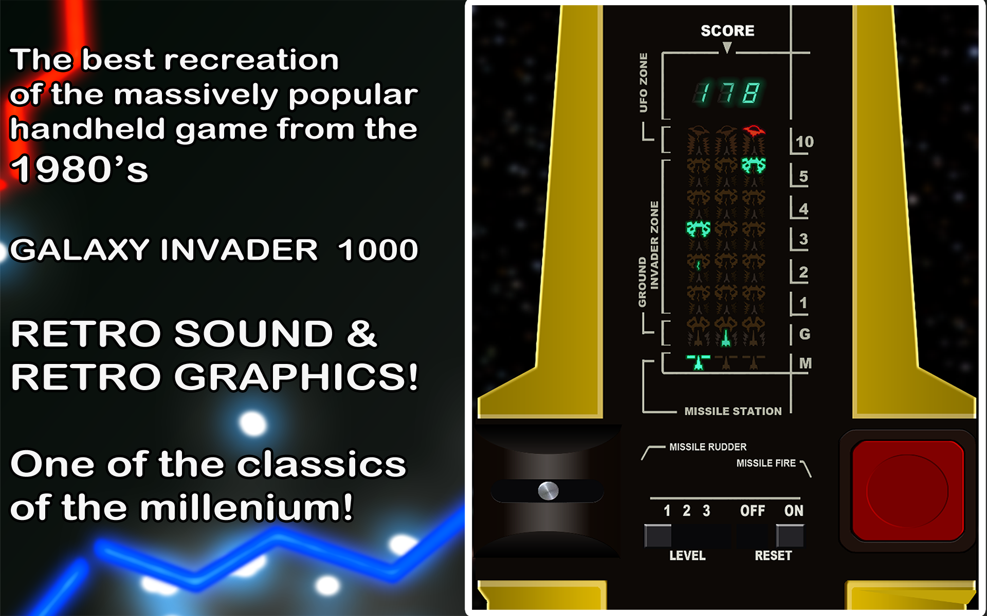 Galaxy Invader 1000 : Amazon.es: Apps y Juegos