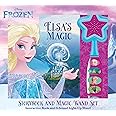 Disney Frozen - Elsa's Magic - Storybook and Magic Wand Toy Sound Book ...
