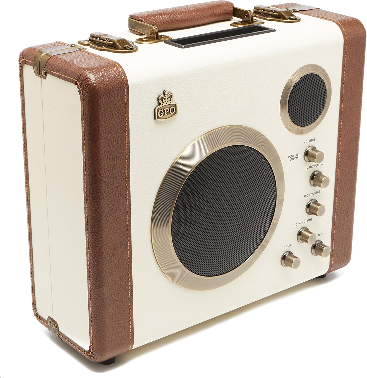 GPO Manga Portable Bluetooth Speaker, 30W Amp with Mic, Instrument and ...