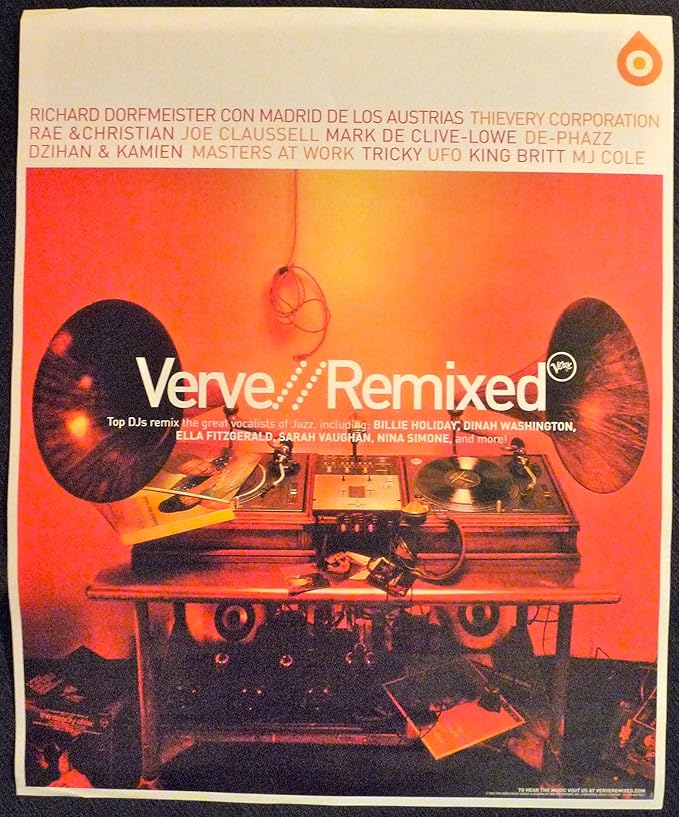 Amazon.com : Verve Records - Verve Remixed - Rare Advertising Poster ...