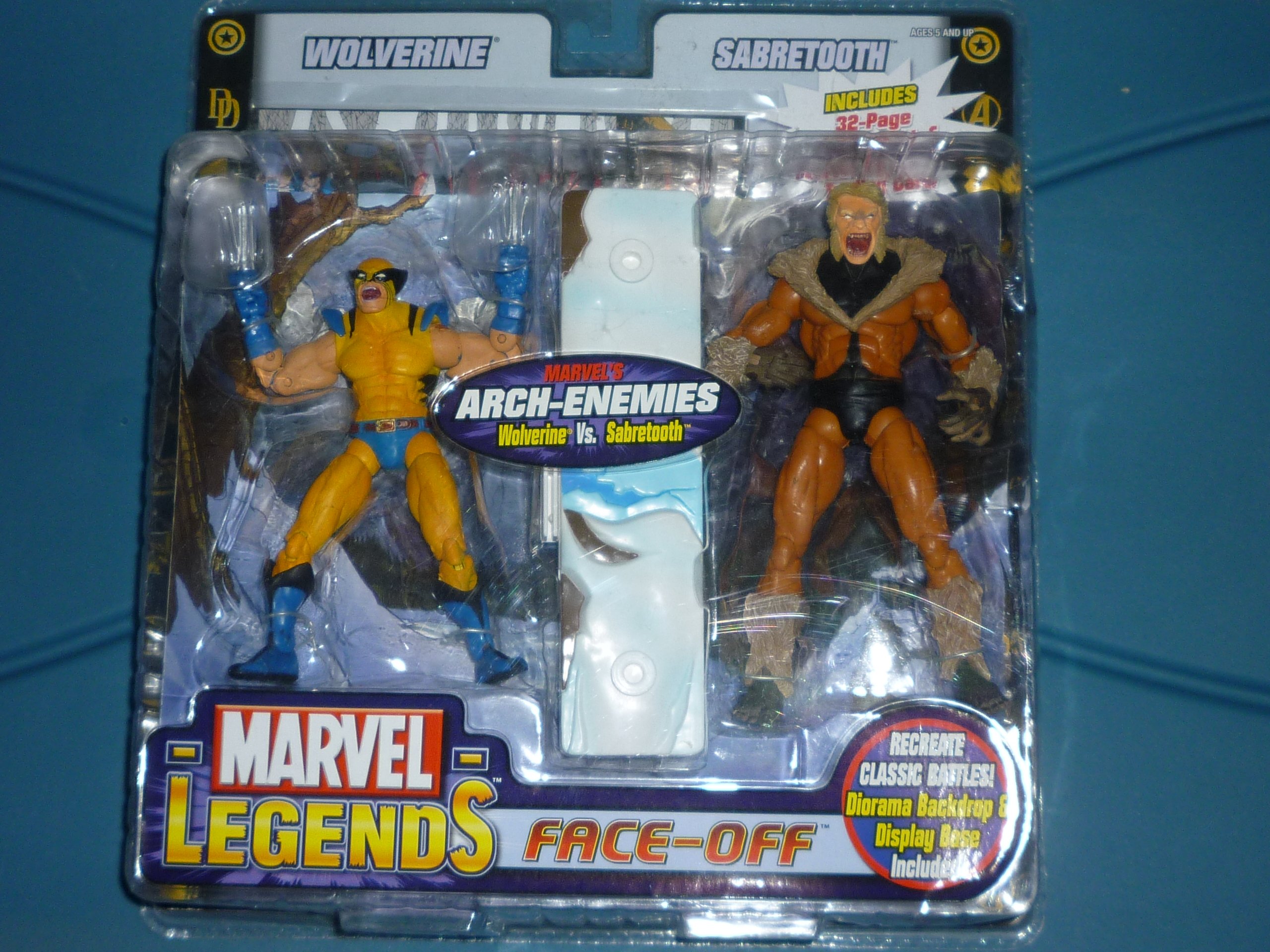 Buy Marvel Legends Face Off Series 2 Action Figure Twin Pack Wolverine ...