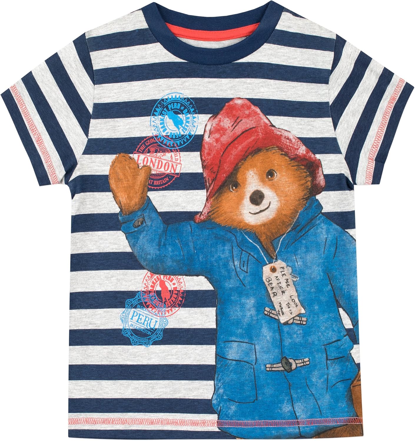 Paddington Bear Boys T-Shirt Multicoloured Age 5 to 6 Years: Amazon.co ...