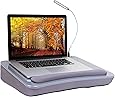 Amazon.com: Sofia + Sam Lap Desk with USB Light (Silver) - Memory Foam Cushion - Supports ...