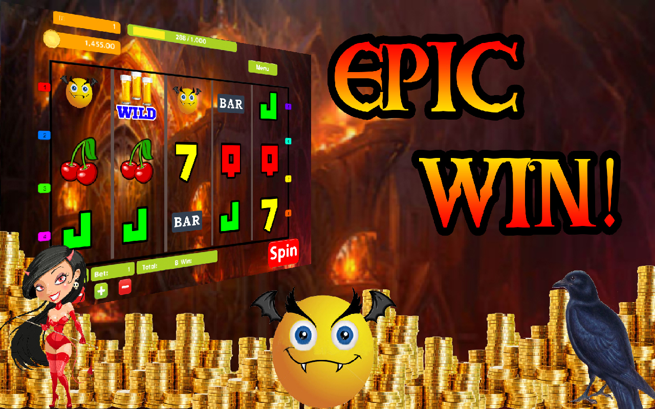 Amazon.com: Wicked Devil Lucky Winnings Jackpot Casino Slot Machine ...