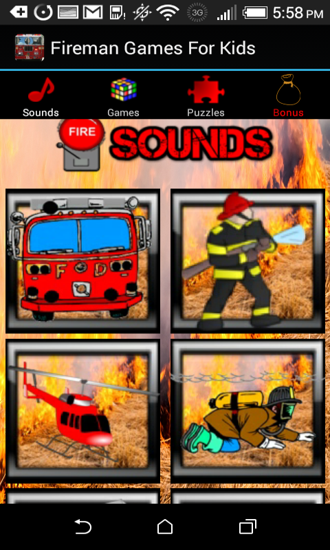 Fireman Games For Kids: Amazon.com.br: Amazon Appstore