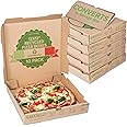 Amazon.com: Stock Your Home 10 Pack Recycled Kraft 12x12 Pizza Box with ...