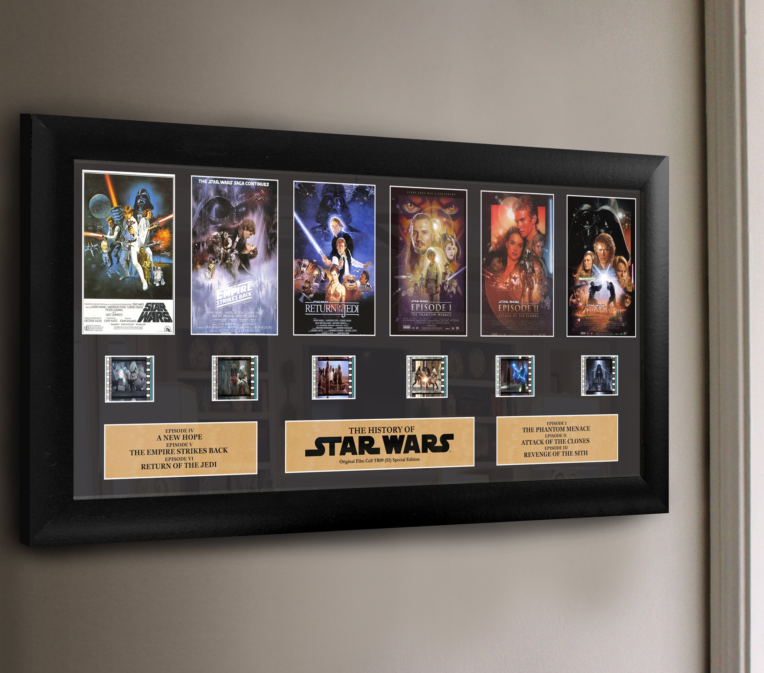 Mua FILMCELLS Star Wars: Through The Ages Episodes 1-6 20" x 11" Framed ...