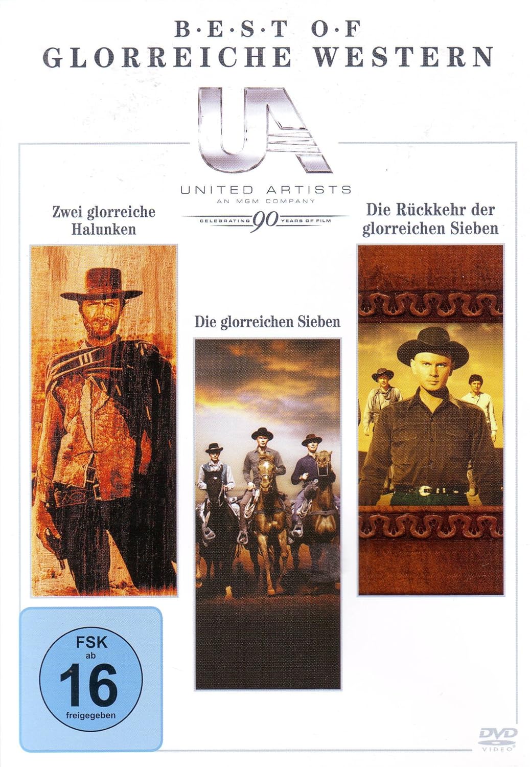 Glorreiche Western 3 DVD Box - best of - Zwei glorreiche Halunken, Die glorreichen Sieben, Die ...