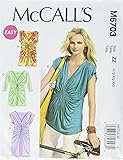 Amazon.com: McCall Pattern Company M6754 Misses' Tops and Dresses ...